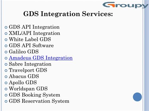 PPT GDS API Integration PowerPoint Presentation Free Download ID 11516905