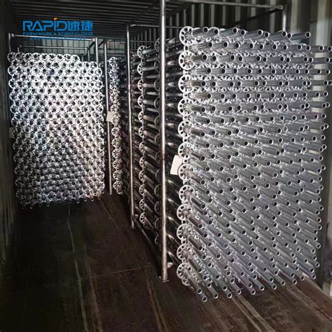 Metal Multifunctional Ringlock Scaffolding Hot Dip Galvanized Allround Layher Ring Lock