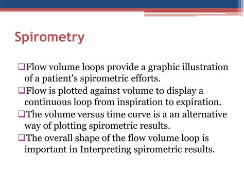 Copd Lecture 9 Spirometry Of Obstructive Lung Diseases Pdf