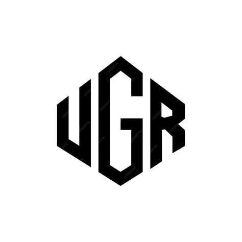 Premium Vector Ugr Letter Logo Design With Polygon Shape Ugr Polygon And Cube Shape Logo