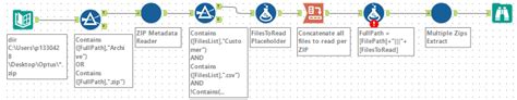Open Multiple Zip Files In Alteryx Alteryx Community