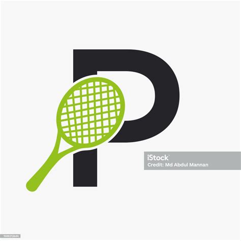 문자 P Padel 테니스 로고 패들 라켓 로고 디자인 비치 탁구 클럽 기호 건강한 생활방식에 대한 스톡 벡터 아트 및 기타 이미지 건강한 생활방식 경기 스포츠 경쟁