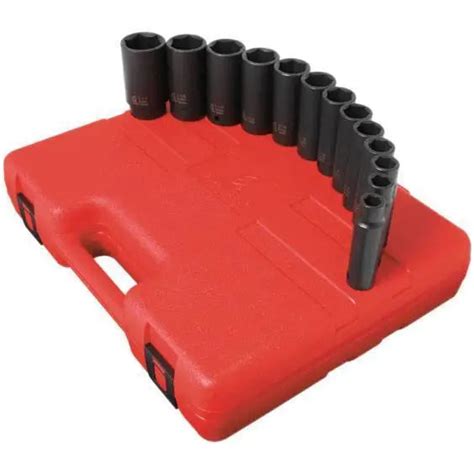 Sunex 12in Dr Deep Impact Socket Set Cr Mo All Tire Supply