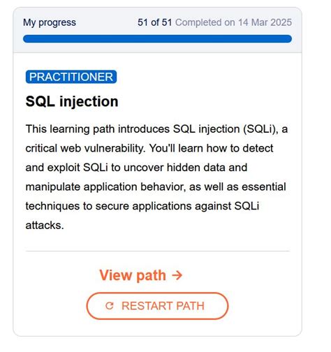 Cybersecurity Websecurity Portswigger Penetrationtesting Sqlinjection… Abdelhamed Ragheb