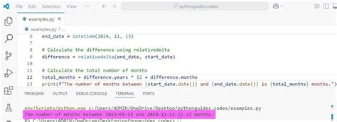 How To Get Number Of Months Between Two Dates In Python