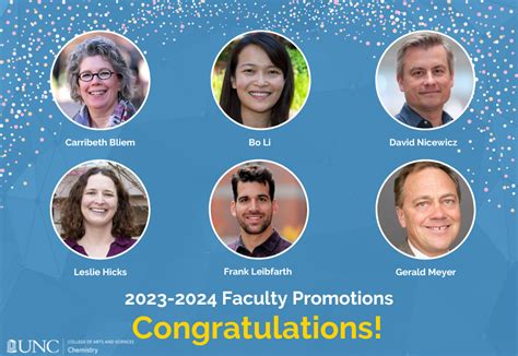 Department Of Chemistry Announces 2024 Faculty Promotions Department Of Chemistry