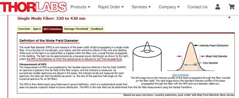Simulating Collimated Laser Spot From Multimode Fiber Zemax Community