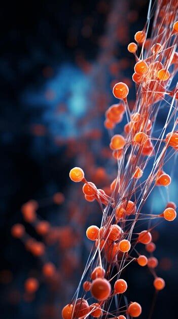 Premium Ai Image A Complex Biological Gene Structure Visualized