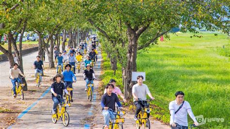 포토 구례군 군단위 최초 공유자전거 운영