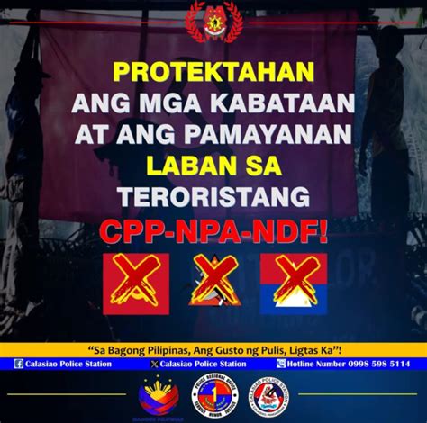 Calasiao Protektahan Ang Mga Kabataan At Ang Pamayanan Laban Sa Teroristang Cpp Npa Ndf