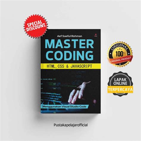 Jual Buku Original Master Coding Html Css And Javasript Menggunakan