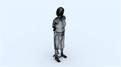 3d Model Slave Girl Sculpture Turbosquid 1931558