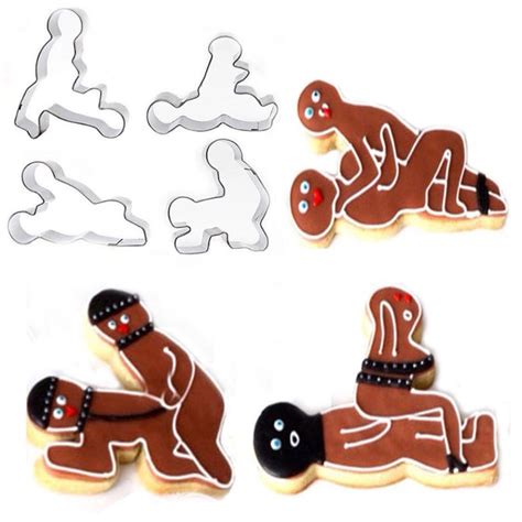 4pcsset Cookie Cutter Adult Sex Love Biscuit Cutters Cookie Etsy