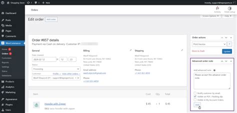 Advanced Order Notes For WooCommerce Documentation WooCommerce