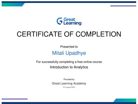 Mitali Upadhye On Linkedin Greatlearning