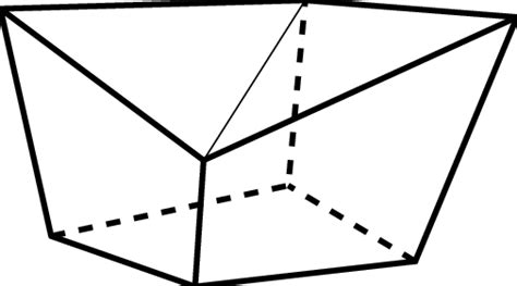 A Generalised Hexahedron With One Non Planar Physical Face Cut