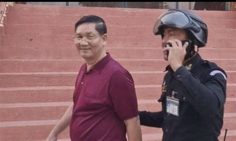 កម្លាំងនគរបាលចាប់ខ្លួន លោក ថាច់ សេដ្ឋា អនុប្រធានគណបក្សភ្លើងទៀន តាមដីការបស់តុលាការ