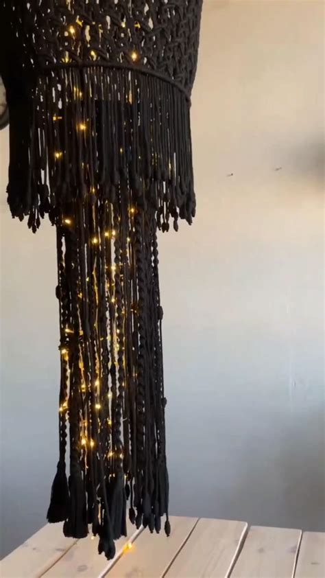 Абажур макраме Винтажные абажуры Абажур Люстра ручной работы