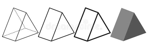Triangular Cubic Shapes Stock Illustrations 373 Triangular Cubic