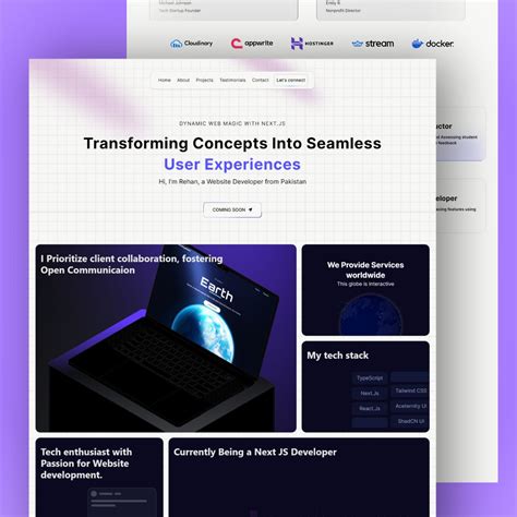 Abdul Rehan On Linkedin Portfolio Website Nextjs14 Tailwindcss