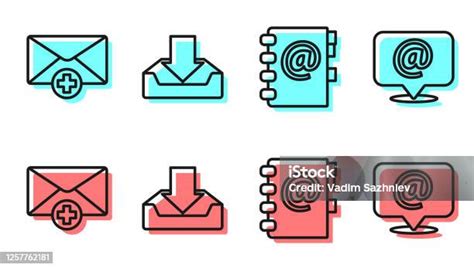 음성 표시기 아이콘에 줄 주소록 수신 된 메시지 개념 받은 편지함 및 메일 다운로드 및 전자 메일 벡터 기포에 대한 스톡 벡터 아트 및 기타 이미지 Istock