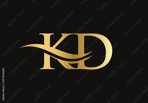 Premium Kd Letter Logo Design