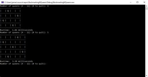 Back Marking Algorithm For The N Queens Problem Numerical Explorations