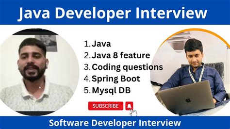 Java Developer Interview Spring Boot Java 8 Feature Mock Interview Youtube