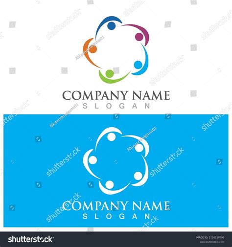 Community People Icon Vector Illustration Template Stock Vector Royalty Free 2158218595
