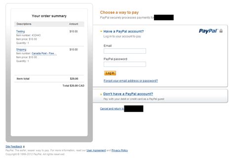 redirect to paypal payment standard paypal community