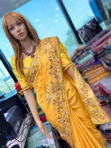 Wedding Embroidery Saree At ₹ 1460piece In Surat Id 2853735547597