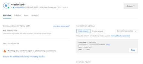 Cannot Connect To Digitalocean Managed Redis Instance · Issue 39 · Taskforceshissues · Github