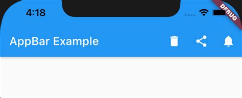 Flutter Appbar Widget And Its Properties Codevscolor