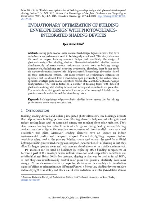 Pdf Evolutionary Optimization Of Building Envelope Design With