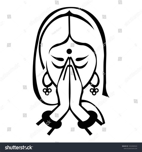 755 Lady Namaste Vector Images, Stock Photos & Vectors | Shutterstock