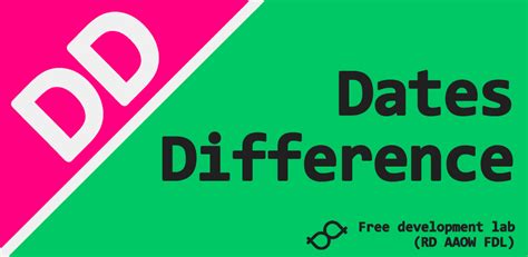 Dates Difference User Guide Datesdifference