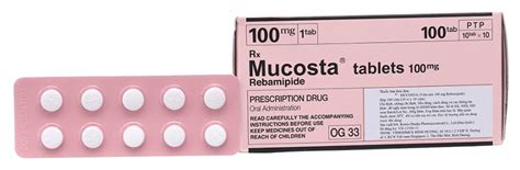 Uses Of Rebamipide 100mg Vinmec