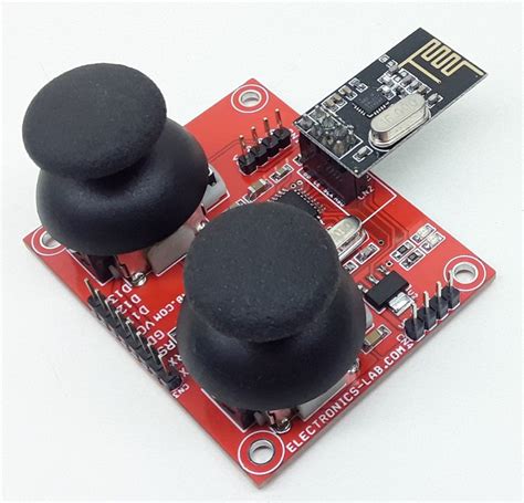 Dual Joystick Rf Remote Transmitter With Nrf24l01 Rf Module 2