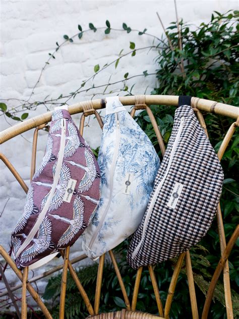 Banane upcyclée toile de jouy Atelier Julia Roulez