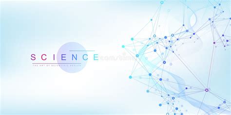 Scientific Vector Illustration Genetic Engineering Dna Helix Dna Strand Molecule Or Atom