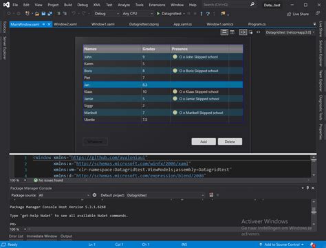 Datatemplate In A Grid · Issue 3903 · Avaloniaui Avalonia · Github