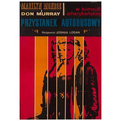 Bus Stop Polish Film Poster Rapnicki 1967 In Antique Posters