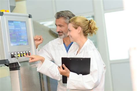 Monitoring The Computer Screen Stock Photo Image Of Details Monitor