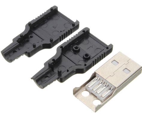 Usb Diy Connector Shell Type A Plug Ten Pack — Pmd Way