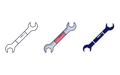 Premium Vector Wrench Vector Icon