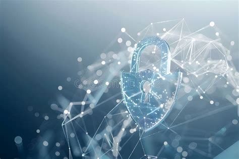 Padlocks And Digital Network Abstract Style A Concept Of Data Privacy