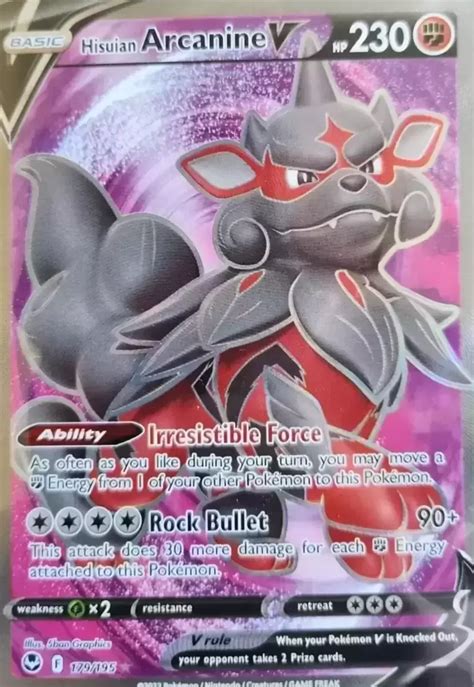 Arcanine Pokemon Card