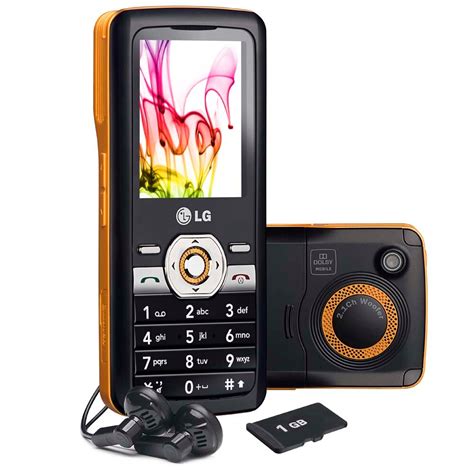 Celular Desbloqueado Lg Gm Preto Laranja C C Mera Mp Mp R Dio Fm Bluetooth Fone De