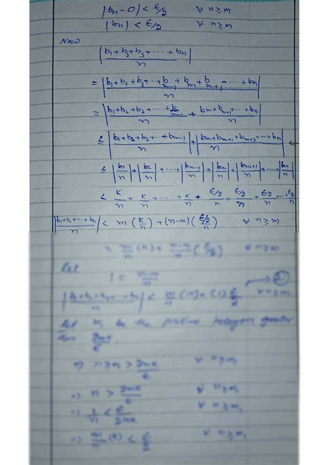 SOLUTION Cauchy St Theorem On Limit Real Analysis For Class Master Part Studypool