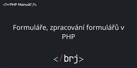Forms Form Processing In Php